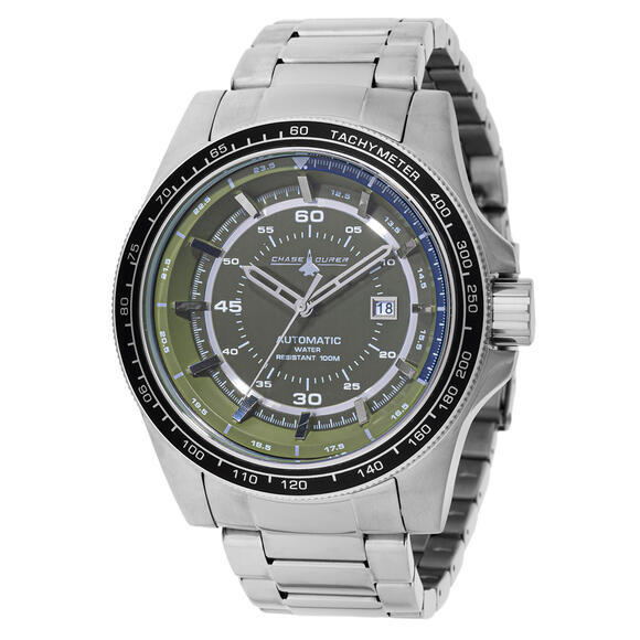 Accessories | Chase Durer Automatic Mens Stainless Steel Watch With ...
